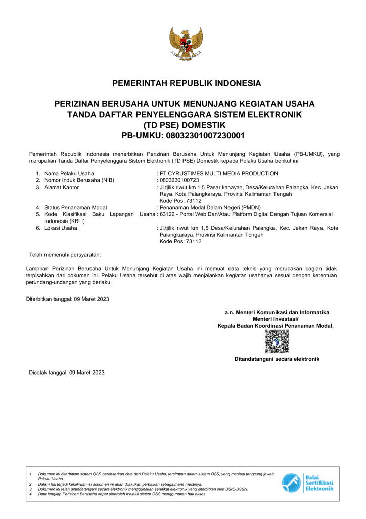 Redaksi – cyrustimes