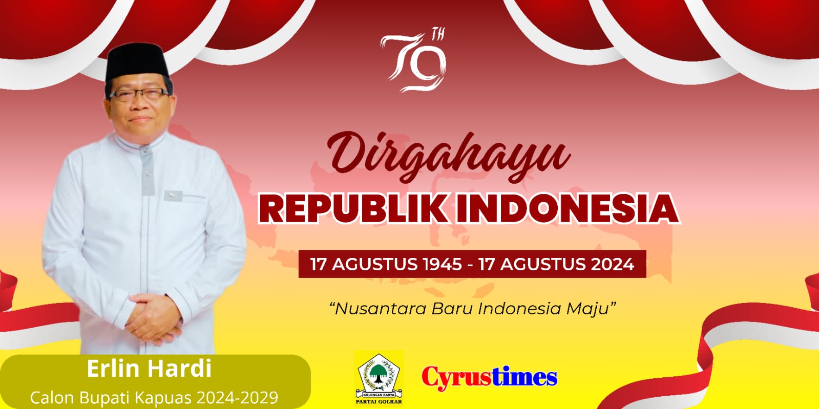 Masyarakat Padati Deklarasi Bapaslon Bupati Kapuas Erlin Hardi dan ...